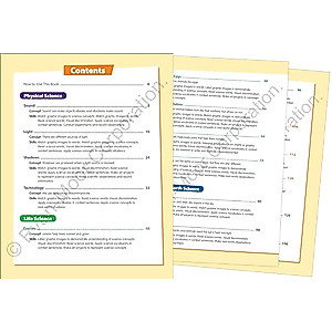 Evan-Moor Skill Sharpeners Science Workbook, Grade 1, Physical, Life, and Earth Science, Songs, Activities, Space, Animals and Eggs, Plants, Habitats, Recycling, Weather, Technology, Homeschool