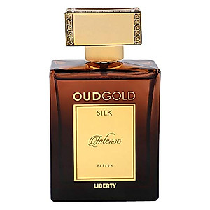 Liberty Luxury OudGold Silk Intense Limited Edition Oud Parfum for Men and Women (100ml/3.4Oz), Perfume, Crafted in France, Woody Notes, Long Lasting - upto 3 days