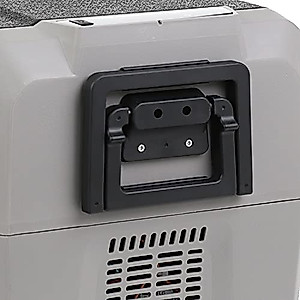 Avanti PDR36L34G Cooler Portable Refrigerator and Freezer with 36 Liter Capacity, Adjustable Zone Separation, Easy-Pull Rolling Design, LED Lights, AC/DC, 36-Liter, Grey