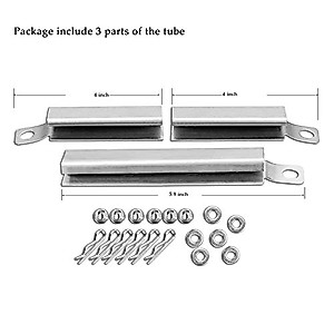 Hisencn Universal Carryover Tube Replacement for Charbroil Advantage 463344116, 463343015, 463344015, 463436215,463241113, 463449914, 463211512, Kenmore 146.34611410, and Others Most Grills Crossover