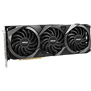 MSI Gaming GeForce RTX 3080 LHR 12GB GDRR6X 384-Bit HDMI/DP Nvlink Torx Fan 3 Ampere Architecture OC Graphics Card (RTX 3080 Ventus 3X Plus 12G OC LHR)