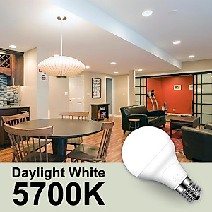 ILC E17 LED Light Bulbs (40w Equivalent) 5W, Color Changing RGB, 5700K Daylight White, 12 Colors 2 Modes Timing with Remote Control (4 Pack)