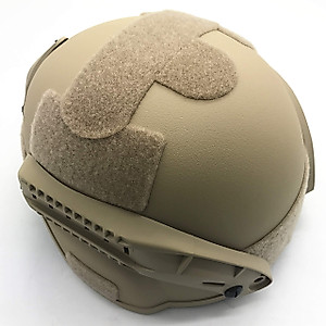 Willbebest Tactical Airsoft Paintball MICH 2000 Helmet with Side Rail & Wing-Loc Adapter, Comes with a Half Face Metal Mesh Airsoft Mask