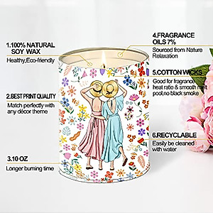 Candles Gifts for Sisters - Sister Gifts from Sister - Christmas Candles Gifts for Women Sister - Funny Birthday Gift for Her Sister - Lavender Candles Gifts for Sister Friends