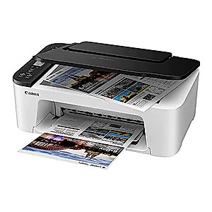 Canon PIXMA TS Series Wireless All-in-One Color Inkjet Printer, White - Print, Scan, Copy - 4800 x 1200 dpi, Borderless Printing
