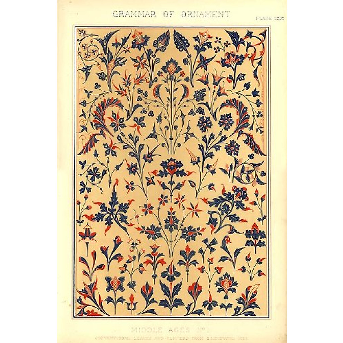 Middle Ages No. 1 / Conventional Leaves and Flowers from Illuminated Mss