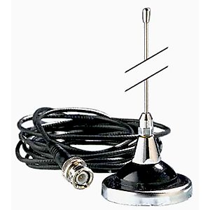 Hustler UGM Magmount antenna, 2m-70cm, 10' mini-coax, BNC Connector