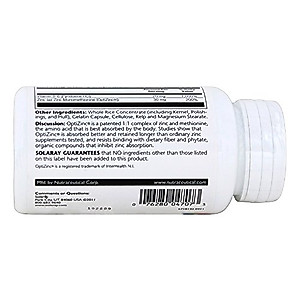 OptiZinc 30mg Solaray 60 VegCaps