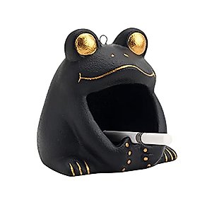 AETVRNI Mini Countertop Trash Can, Cartoon Trash Can, for Home Or Outdoor,Crafts Decoration,A