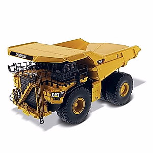 Diecast Masters 1:50 Caterpillar 797F Tier 4 Final Mining Truck | High Line Series Cat Trucks & Construction Equipment | 1:50 Scale Model Diecast Collectible | Diecast Masters Model 85655