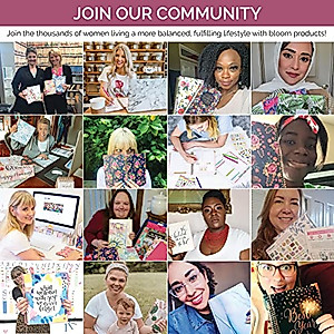 bloom daily planners All in One Ultimate Monthly & Weekly Undated Calendar Planner, Notebook, Sketch Book, Grid Pages, Coloring Book and More! 9" x 11" - Interchangeable Cover
