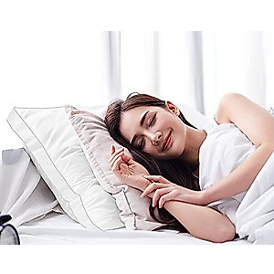 Utopia Bedding Bed Pillows for Sleeping Queen Size (White), Set of 2, Cooling Hotel Quality, Gusseted Pillow for Back, Stomach or Side Sleepers