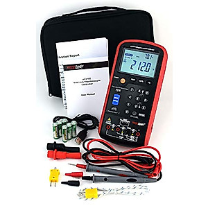 ennoLogic Volt mA Thermocouple Loop Process Calibrator eC370T - 0-20V and 4-20mA Simulator – Portable Millivolt mA and Temperature Signal Generator and Meter for Transmitters, Current Loops, PLC