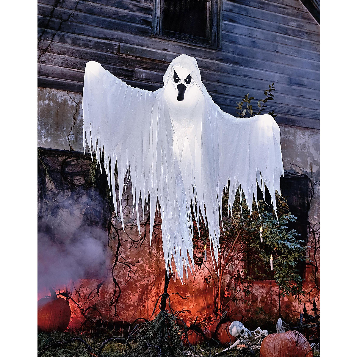Spirit Halloween 7.5 Ft Floating Howling Spirit Animatronic | Animated Decoration | IR Sensor Activated
