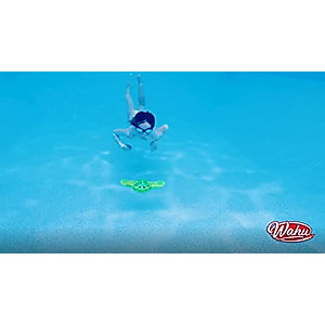 WAHU Sea Gliders Turtle - Underwater Pool Toy Glides Up to 60 Feet - Self-Propelled Jet with Adjustable Fins to Spiral and Boomerang