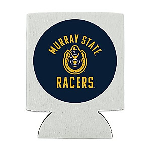 Murray State University Racers Logo Can Cooler - Drink Sleeve Hugger Collapsible Insulator - Beverage Insulated Holder