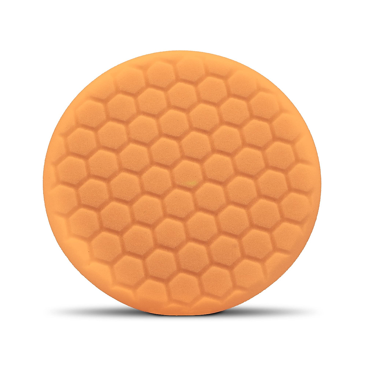 Chemical Guys BUFX_102_HEX Self-Centered Hex-Logic Medium-Heavy Cut Scratch and Swirl Remover, Orange (7.5 Inch Fits 6 Inch Backing Plate)