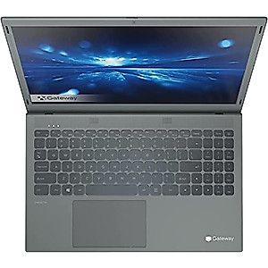 Gateway 15.6" FHD Ultra Slim Laptop, Quad-Core Pentium Silver N5030 up to 3.1GHz, 4GB RAM, 128GB eMMC, WiFi, Bluetooth, Hugo Tech Mart, Charcoal, Win11 (Renewed)