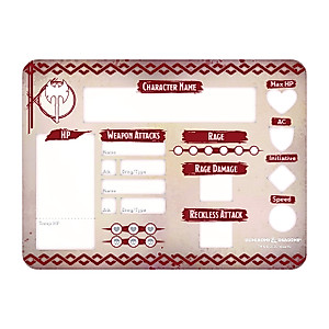 Gale Force Nine Barbarian Token Set, Multi