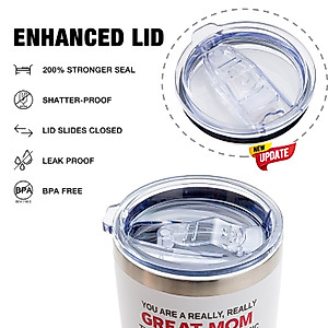 Mothers Day Gifts for Mom - Mom Cup, The Best Mom Gifts, Cool Birthday Gifts for Mom, Mom Valentine Gift, Good Christmas Presents for Mom, Unique Gifts for Your Mom Mug - 20oz Trump Mom Tumbler