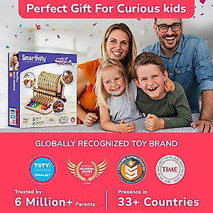 Smartivity Music Machine; Mechanical Action, Science, Engineering STEM and STEAM Building Kit for Kids Ages 8 and Up