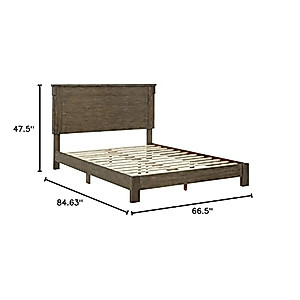 Signature Design by Ashley Shamryn Platform, Queen, Grayish Brown