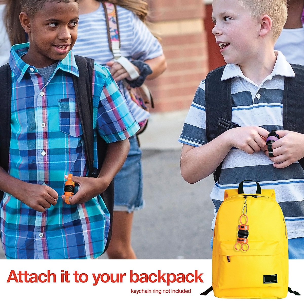 Halloween Party Favors Bulk Stargo Finger Poppers Fidget Toy - Halloween Stocking Stuffers Non-Candy Trick or Treat Toy for Girls & Boys - Halloween Party Bags and Goody Bags Filler - Pack of 10