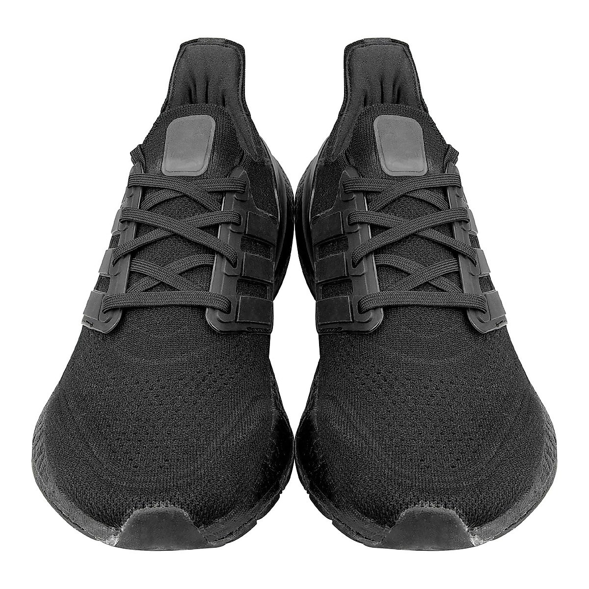 Endoto 2 Pairs Shoelaces Replacement Flat Laces for Adidas Ultraboost 19/20/21/22/23 1.0/2.0/3.0/4.0/5.0 Sneaker Shoes(Color:Black+White,Size:41Inch)