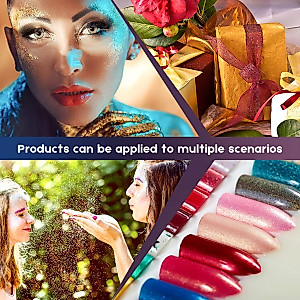 Epoxy Resin Dye-Mica Powder-18 Natural Powder Pigments-Soap Dye-Hand Soap Making Supplies-Eyeshadow and Lips Makeup Dye -Slime Pigment-Bath Bomb Colorant-Nail Art-DIY Slime-Adhesive Pigments