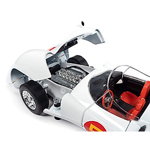 Silver Screen Machines - Speed Racer Mach 5 w/Chim-Chim and Speed Racer Figures (AWSS124)