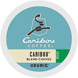 Caribou Coffee, Caribou Blend Decaf, K-Cup Portion Pack for Keurig K-Cup Brewers 24 Count (Pack of 2)