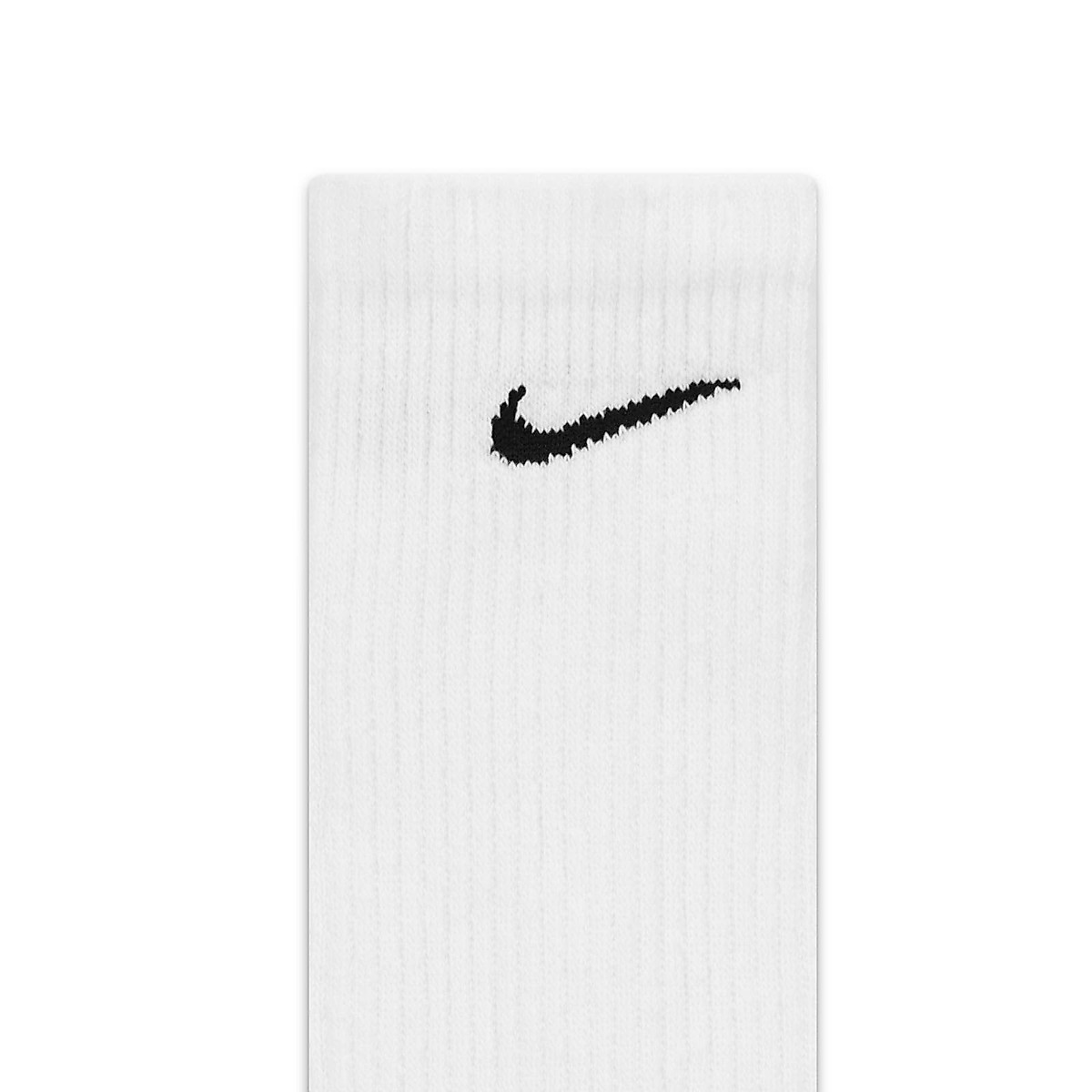 Nike Everyday Plus Cushion Crew Socks 3-Pair Pack White/Black SM (US 4-6 Big Kid Shoe Size, Women's Shoe 4-6)