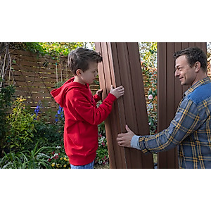 Keter Darwin 4x6 Resin Outdoor Storage Shed Kit-Perfect to Store Patio Furniture, Garden Tools Bike Accessories, Beach Chairs and Lawn Mower, Brown