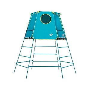 TP Toys Explorer 2 Climbing Set Jungle Gym with Platform and Tent, Blue, 850