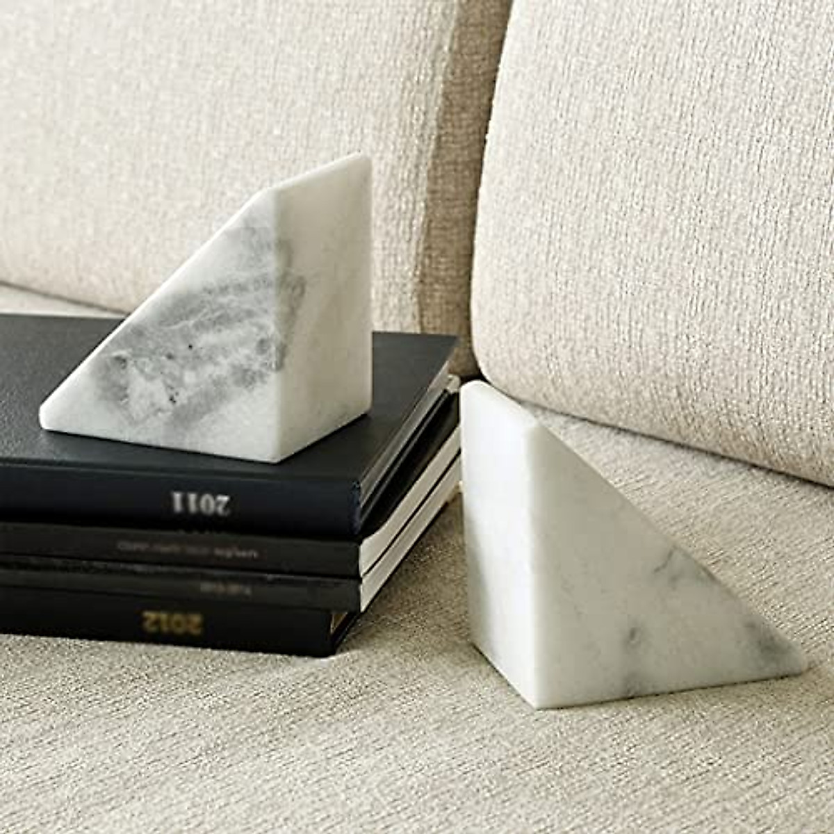 Bookends Marble Book Clips Student Book Support Book Stand Home Living Room Study Ornaments Desk Stand Bookshelf Room Office Decoration Office Book Stopper bookends