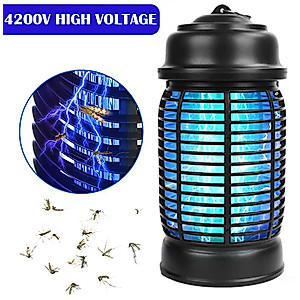 Bug Zapper Outdoor Electric, 20W Mosquito Zapper Outdoor, 4200V Fly Zapper Outdoor and Indoor