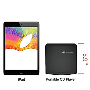 LEROAADZ Portable CD Player for Car USB, Universal External Car CD Player USB CD Player for Car Android Navigation (for Android 4.4 and Above System Only), Plug and Play