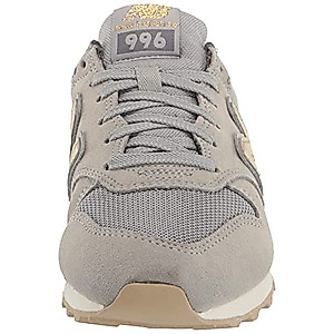 New Balance Women's 996 V2 Sneaker, Team Away Grey/Gold/Raincloud, 10