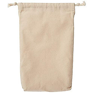 UBICON 8 x 14 Inches Medium Size Flat Bottom Heavy Duty Coin Bags with Draw Strings - Pack of 5 (MEFBDS5)
