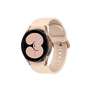 SAMSUNG Galaxy Watch 4 40mm Smartwatch with ECG Monitor Tracker for Health, Fitness, Running, Sleep Cycles, GPS Fall Detection, Bluetooth, US Version, SM-R860NZDAXAA, Pink Gold