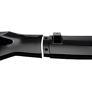 MotorFansClub 3pcs Front Bumper Lip Splitter Fit for Ford Fusion Mondeo 2017 2018 2019 Trim Protection Splitter Spoiler, Black