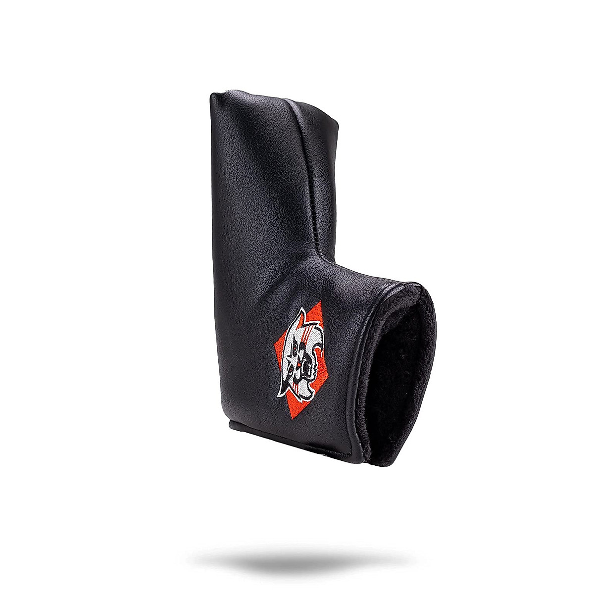 Pins & Aces Davidson College Wildcats Blade Putter Head Cover - Premium, Leather, Headcover - NCAA Officially Licensed, Tour Quality Golf Club Cover - Style and Customize Your Golf Bag