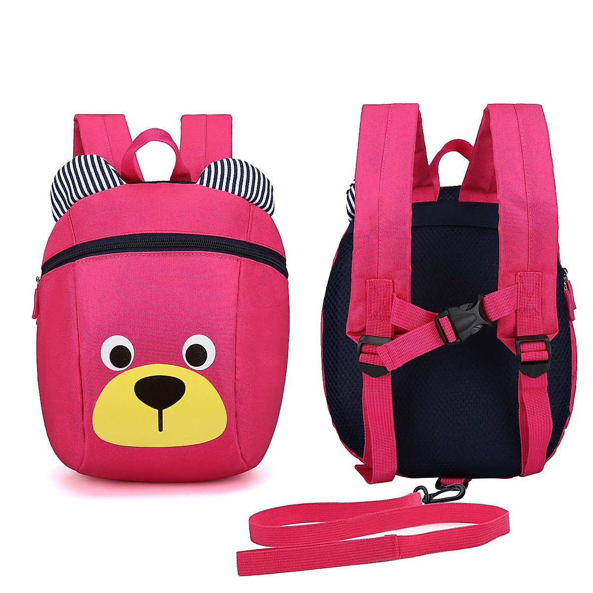 HWJIANFENG Kids Toddler Backpack Boys Girl with Leash Harness Kindergarten Bookbag Preschool Nursery Daycare School Bag Lunch Box