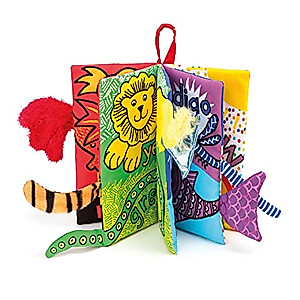 Jellycat Rainbow Tails: A Soft Activity Baby Book Children's Book | Baby Gift