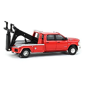Truck 1/64 Flame Red 2022 Ram 3500 Wrecker Tow Dually Drivers 11 46110-F