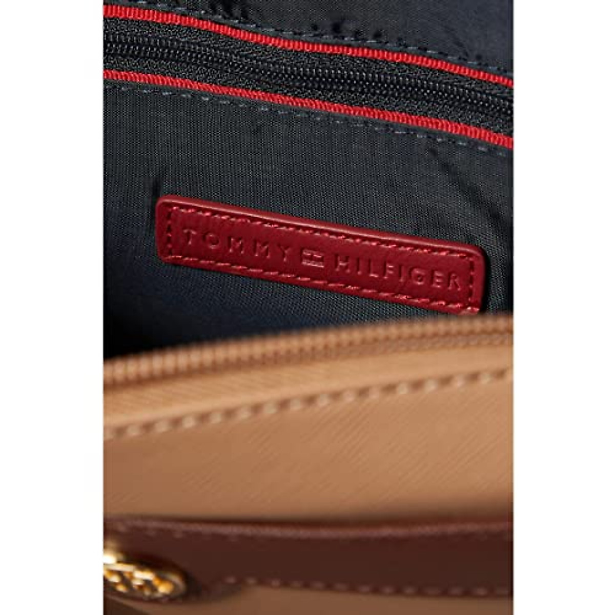 Tommy Hilfiger Gretta II Camera Crossbody Saffiano PVC Tannin One Size