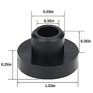 10-Pcs Fuel Tank Grommet Bushing, Universal Nitrile Rubber Fuel Tank Bushing Compatible with Lawn Mower, Garden Tractor and Generator 33679 25 313 01-S MTD Troy Bilt 735-0149 935-0149 104047 46-6560