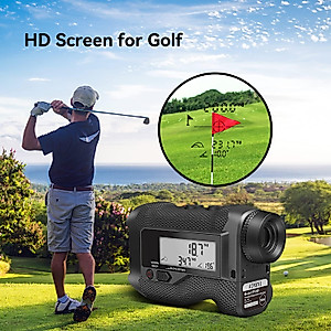 Range Finder with External Screen ACPOTEL Range Finder Golf 750yd with Slope Switch Golf Range Finder Range Finder for Hunter
