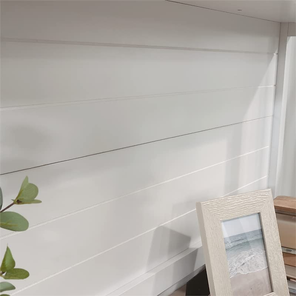 Sauder Cottage Road Engineered Wood 66" Hutch in White Finish