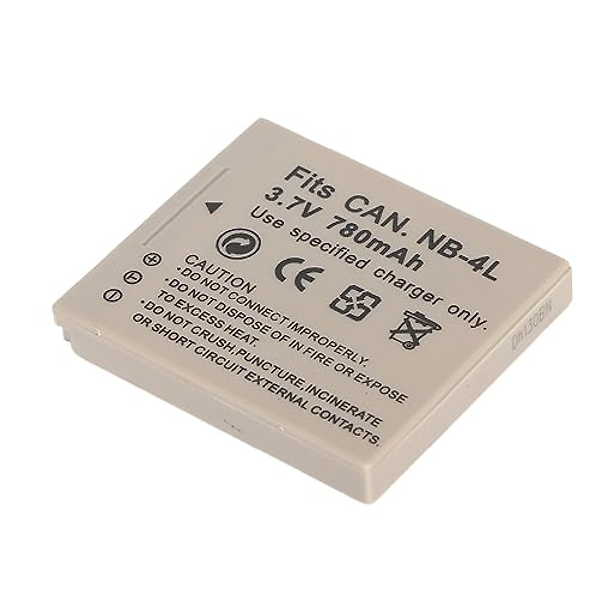 NB 4L Battery, 780mAh Lithium Ion Battery, Camera Battery Replacement, NB 4L Replacement Battery, Replacement for IXUS 115 117 120 130 220 225 230 255 50 60 70 80 65 75ixy100 115